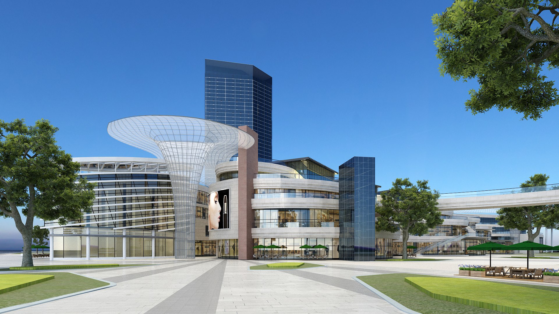 Modern Building 68 3D model - TurboSquid 1910829