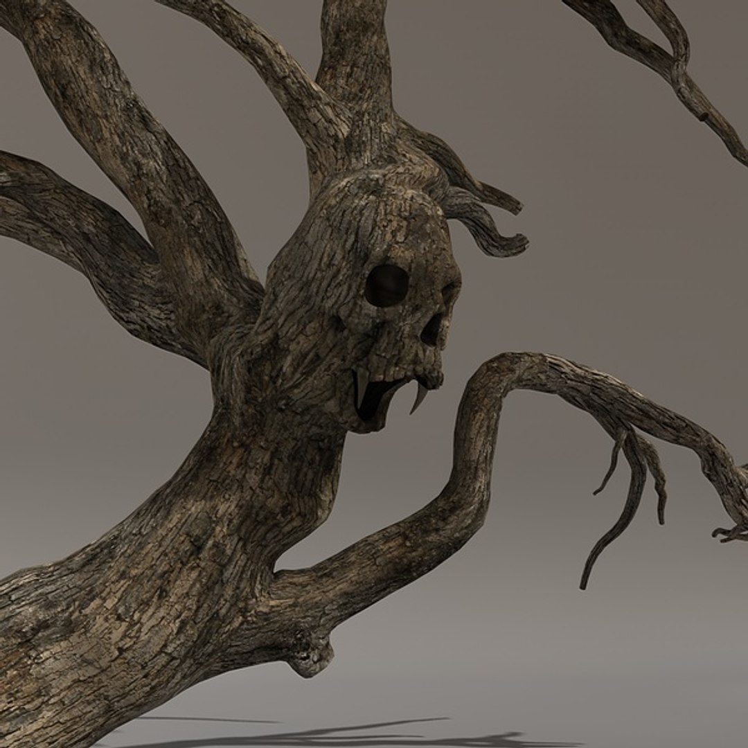 3d Model Of Scary Tree