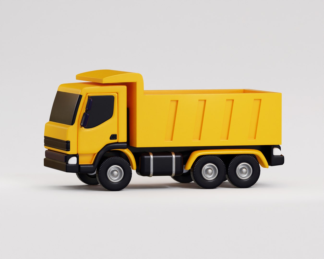 3D Model Cartoon Dump Truck 3D Model - TurboSquid 2469449