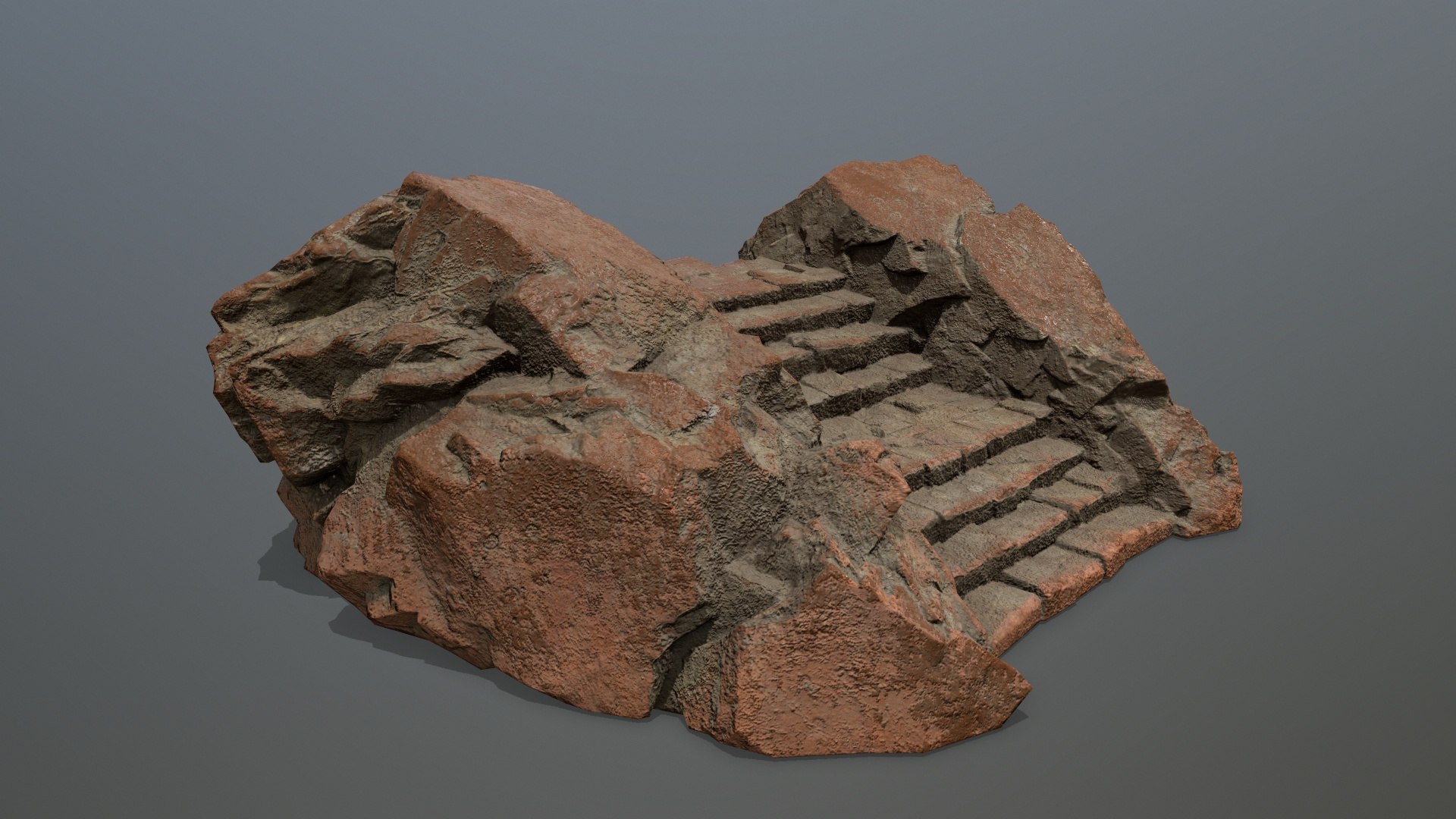 Rock stairs 3D model - TurboSquid 2028288
