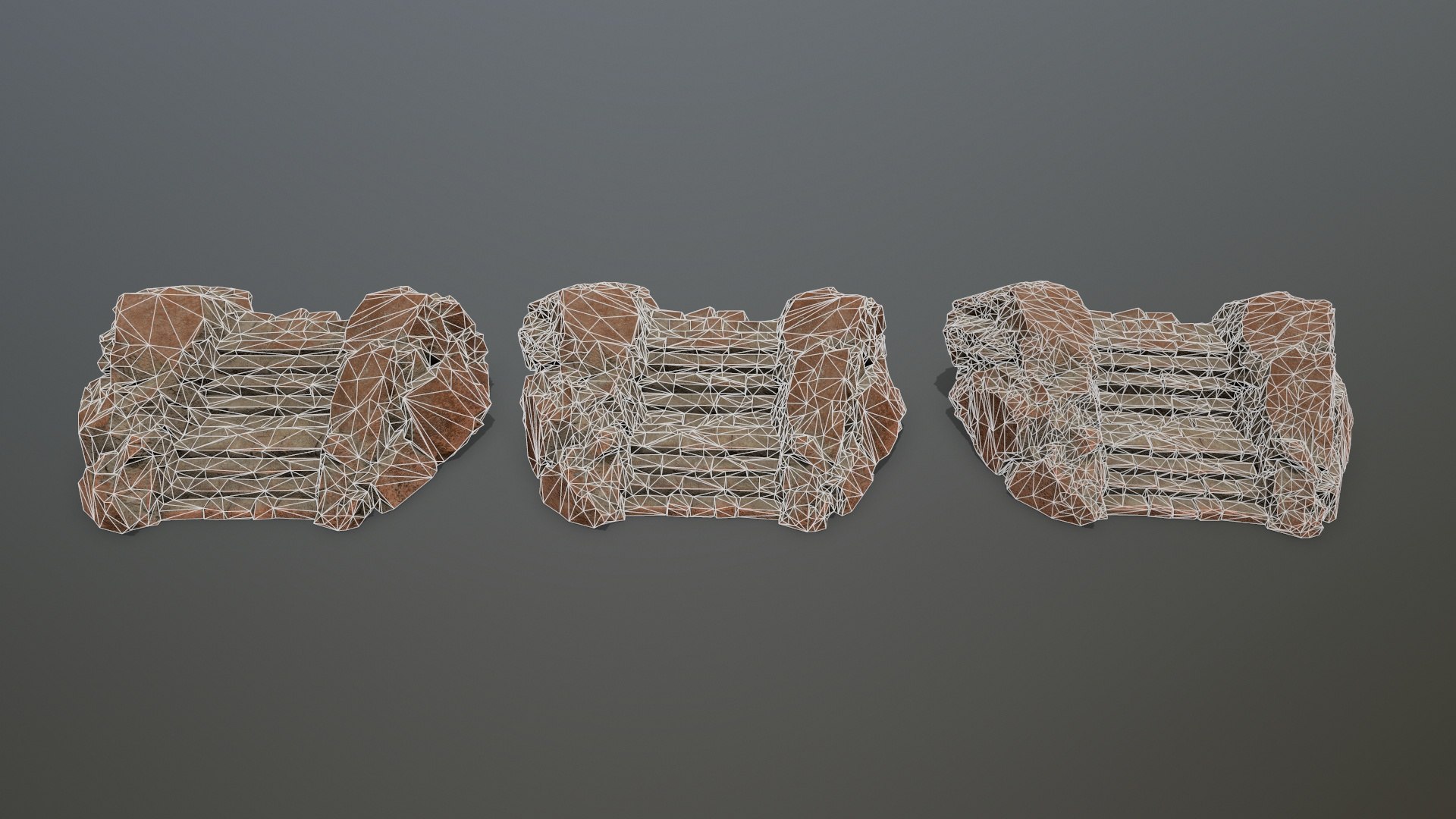 Rock stairs 3D model - TurboSquid 2028288
