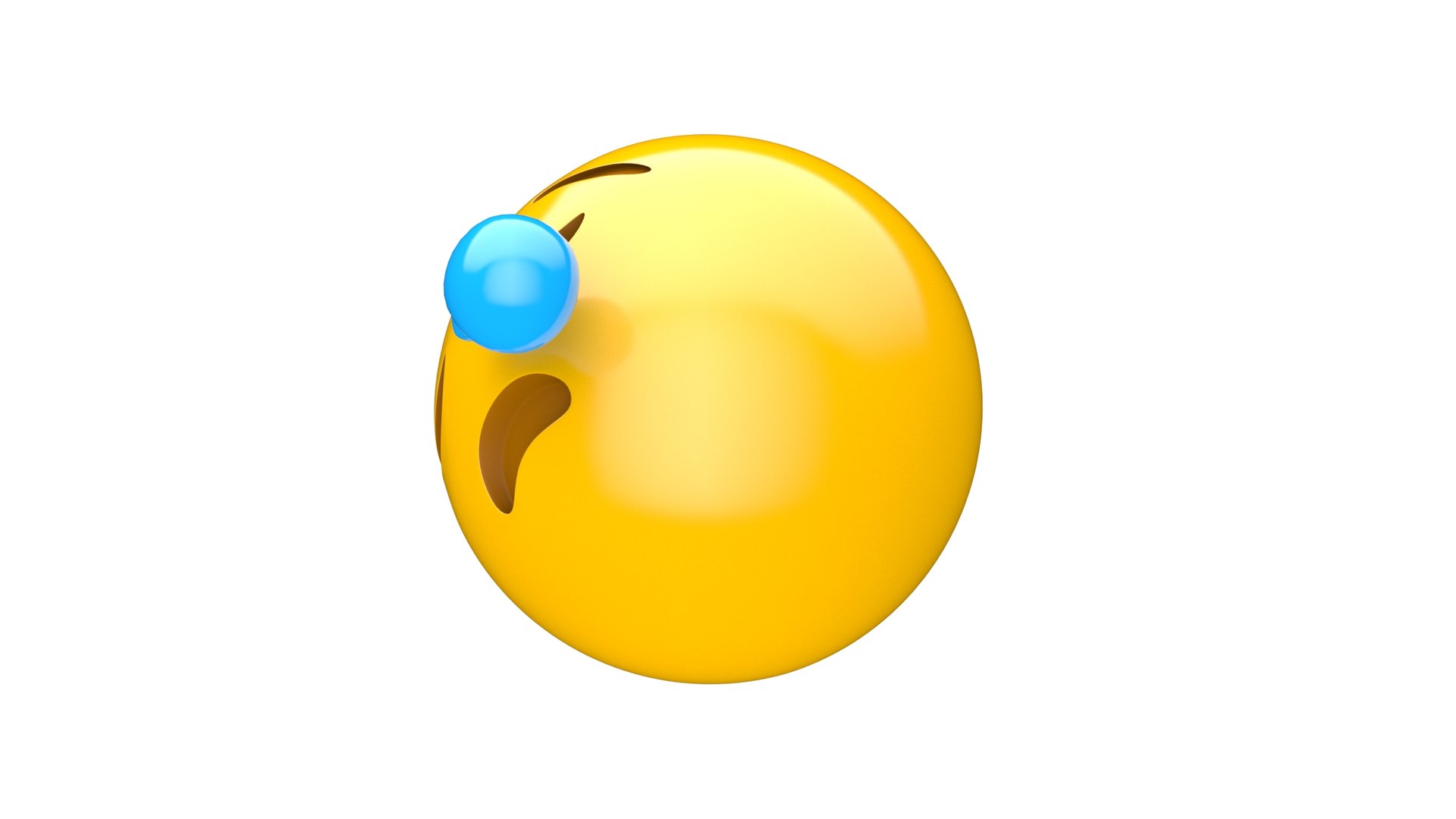 Apple Sleepy Face Model - TurboSquid 1730276