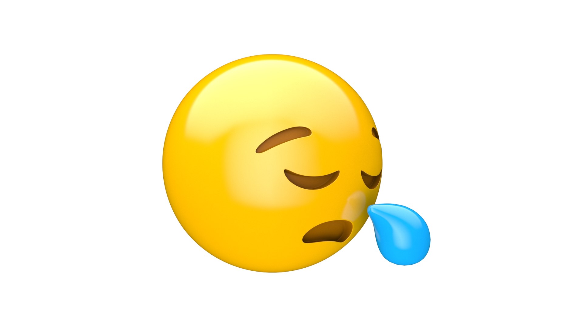 Apple Sleepy Face Model - TurboSquid 1730276
