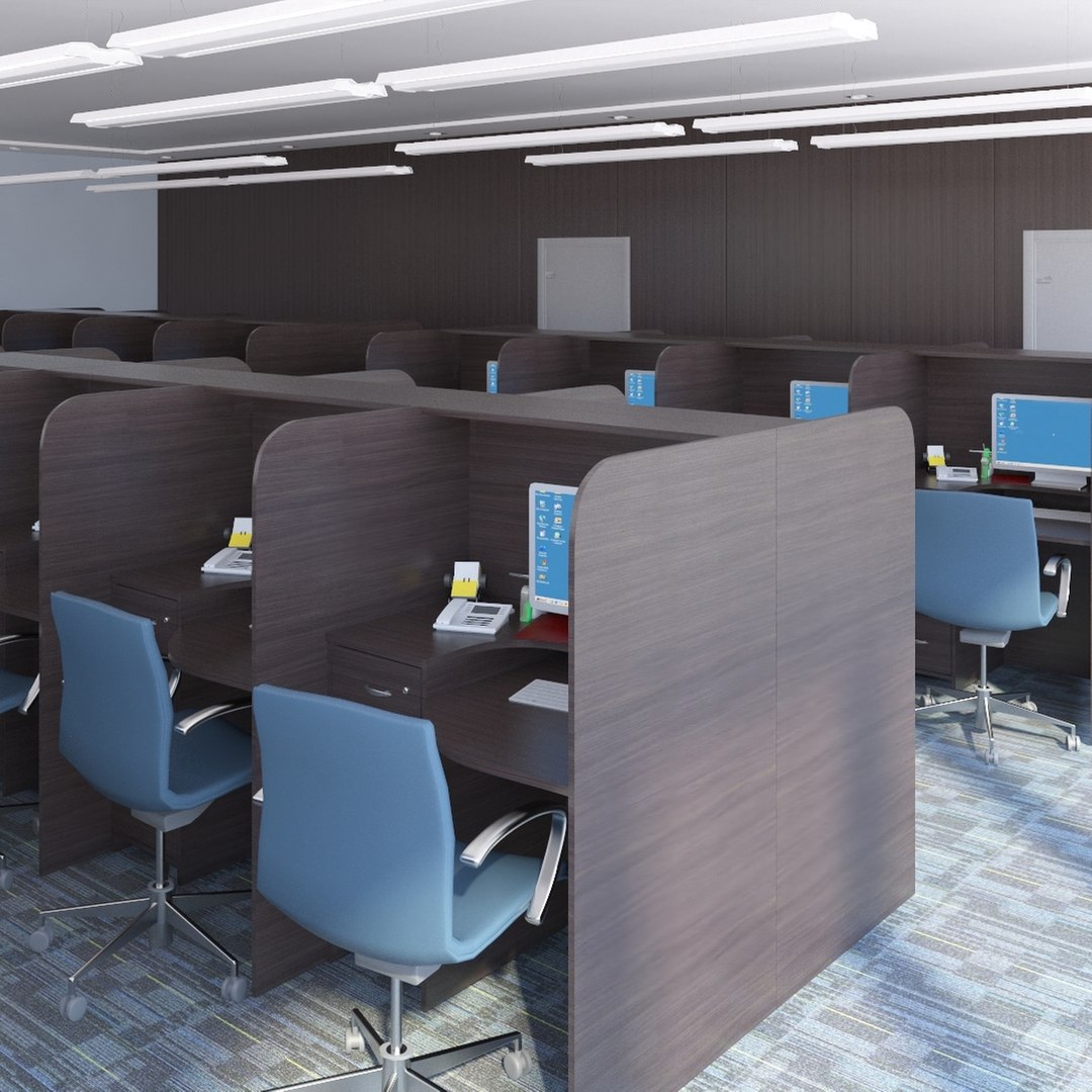 Call Center 4 3D Model - TurboSquid 2010208