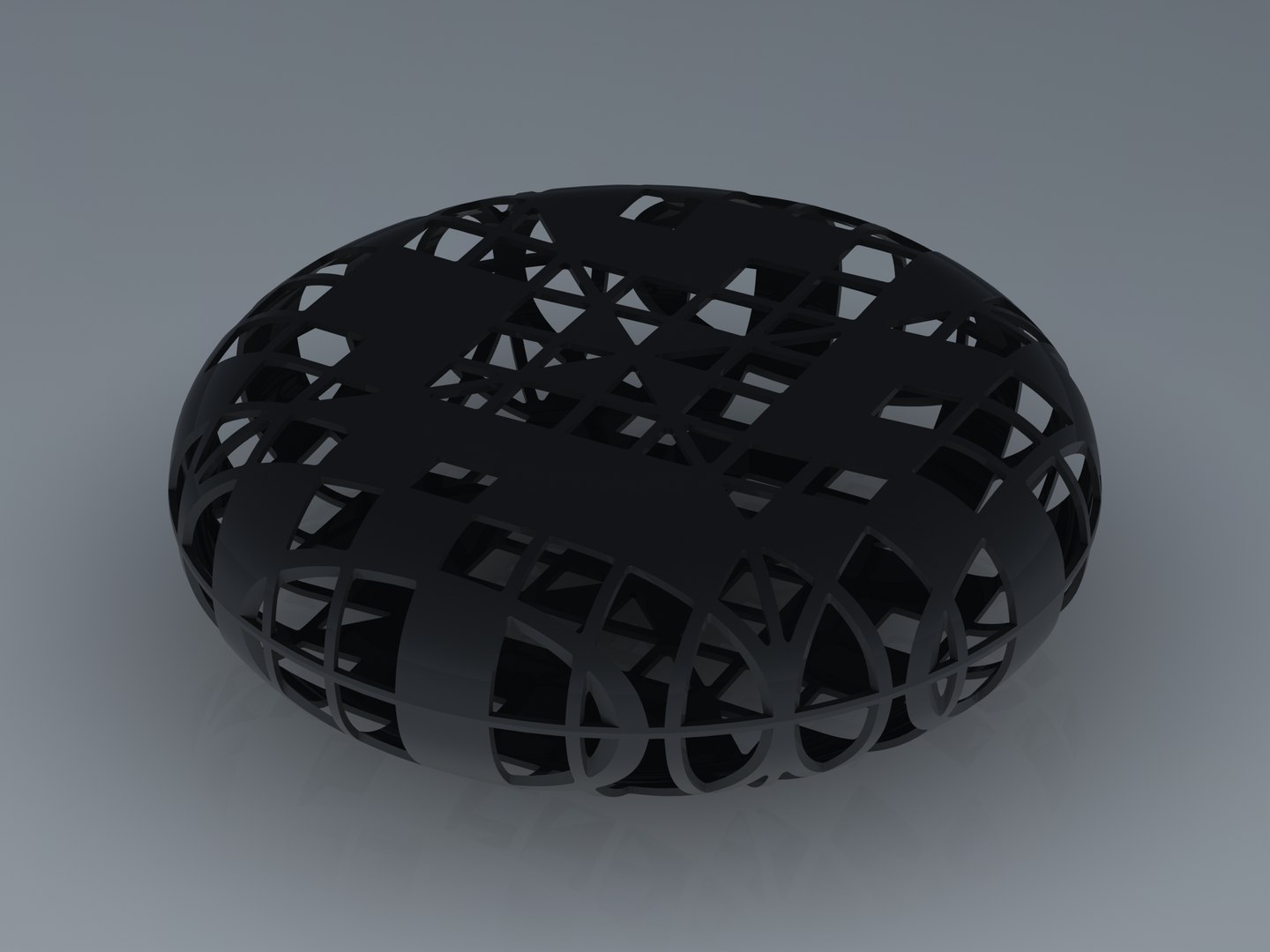 Grey Circular Shape Bench 3D model - TurboSquid 2176141