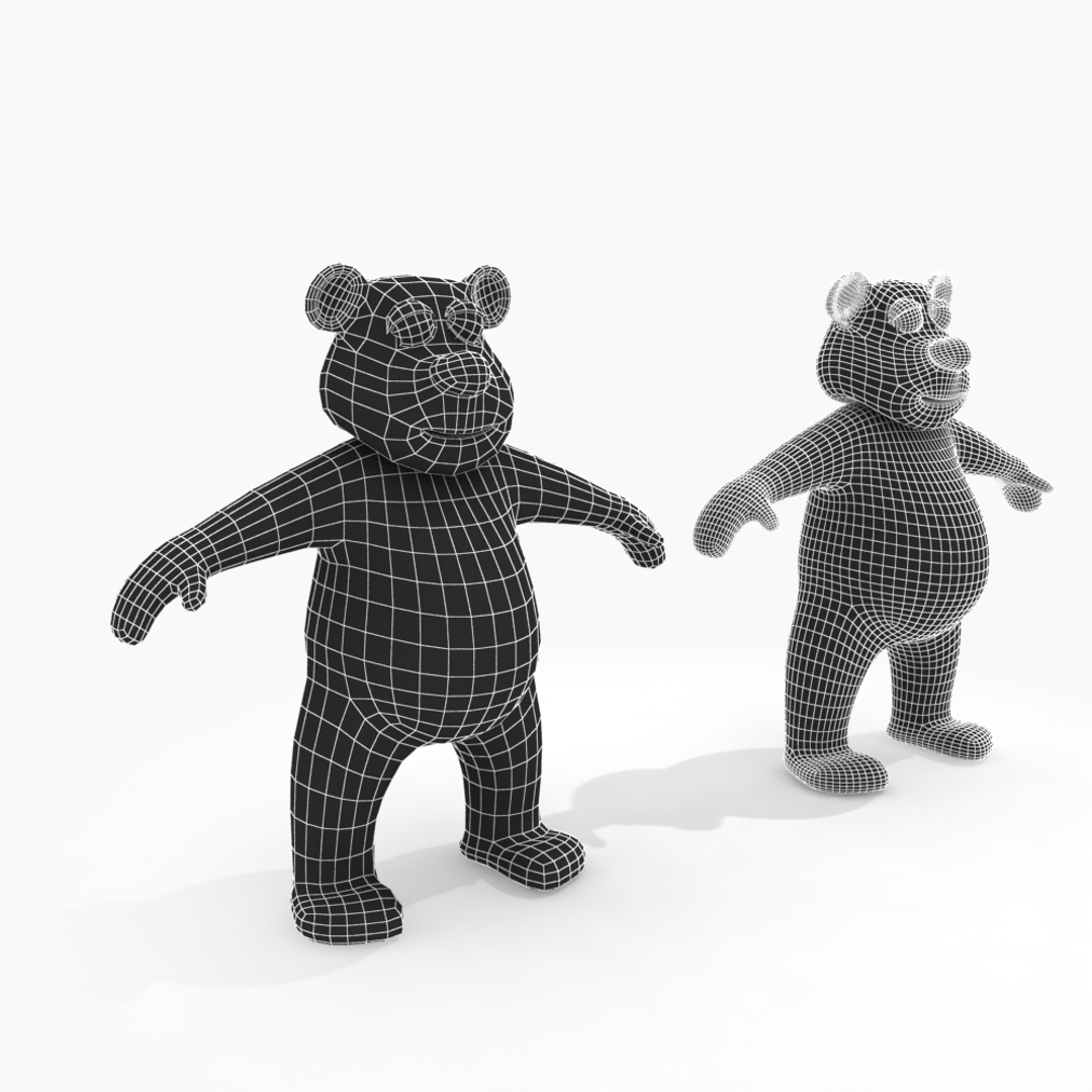 max cartoon bear rig