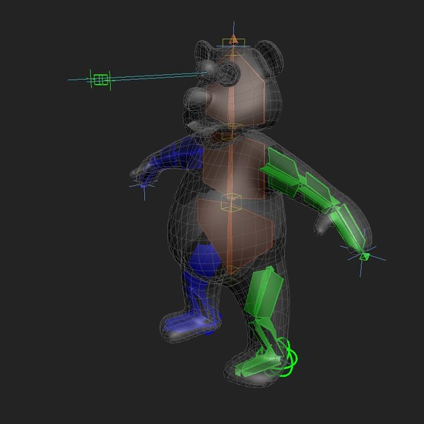 max cartoon bear rig