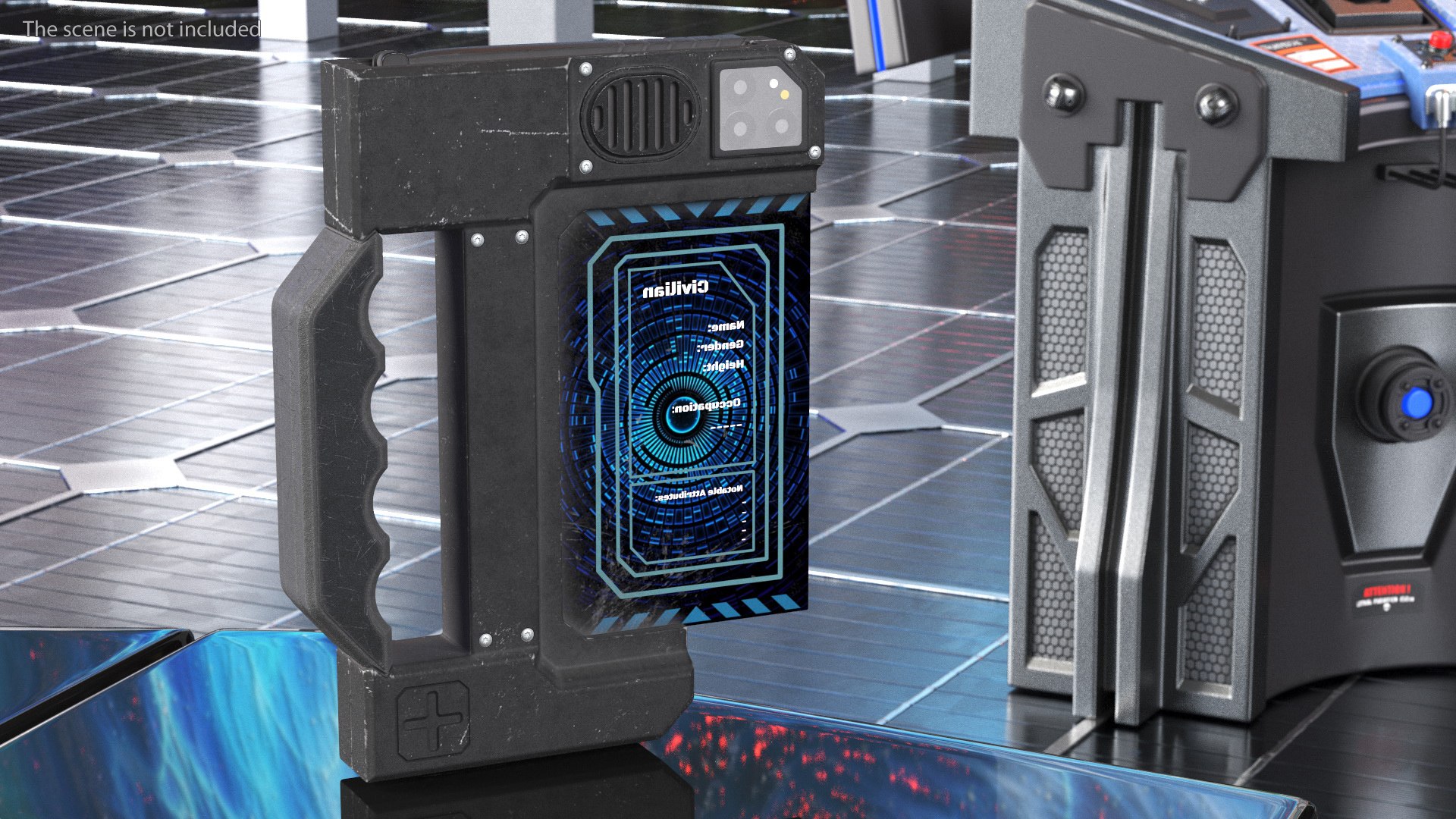 3D Old Sci-Fi Phone - TurboSquid 2117779