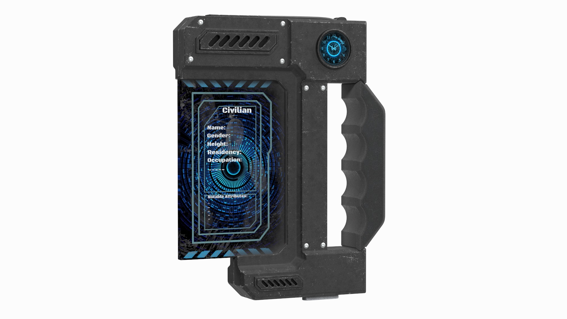 3D Old Sci-Fi Phone - TurboSquid 2117779