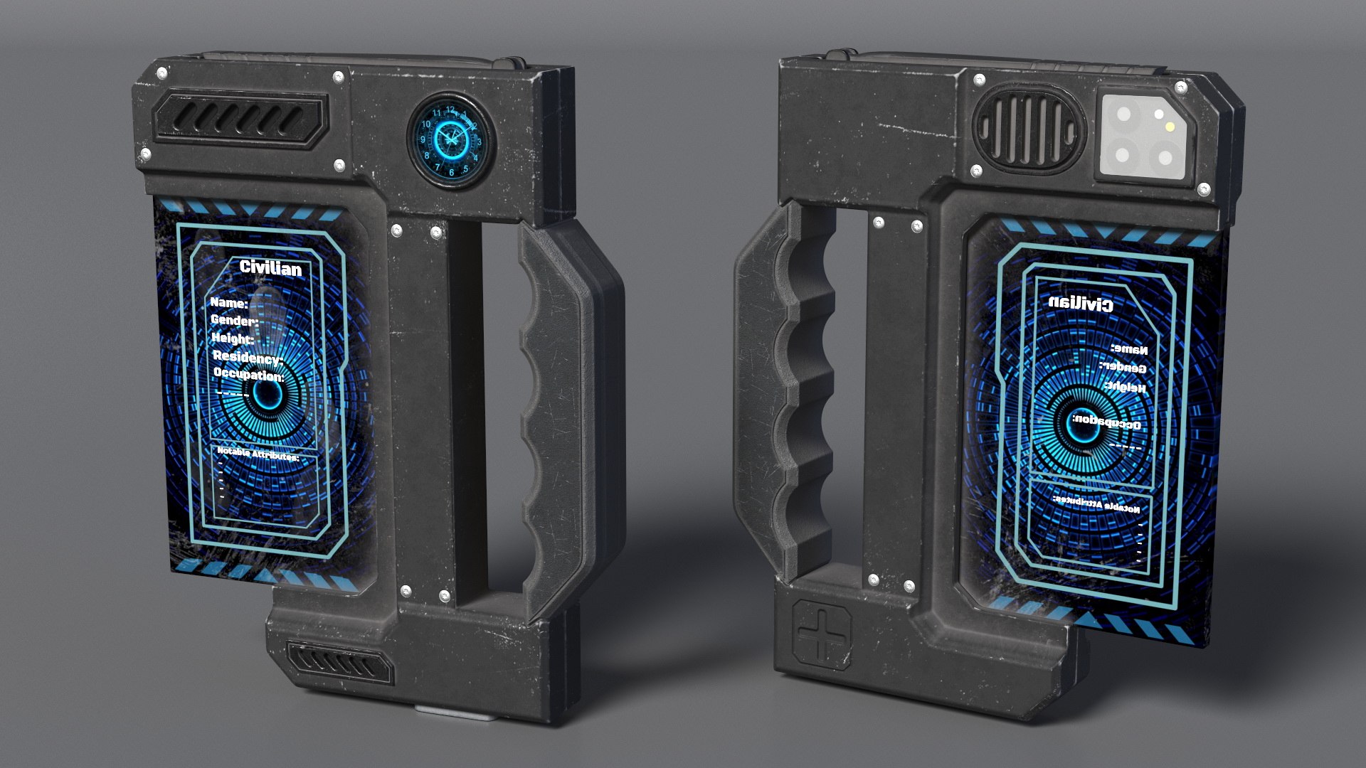 3D Old Sci-Fi Phone - TurboSquid 2117779