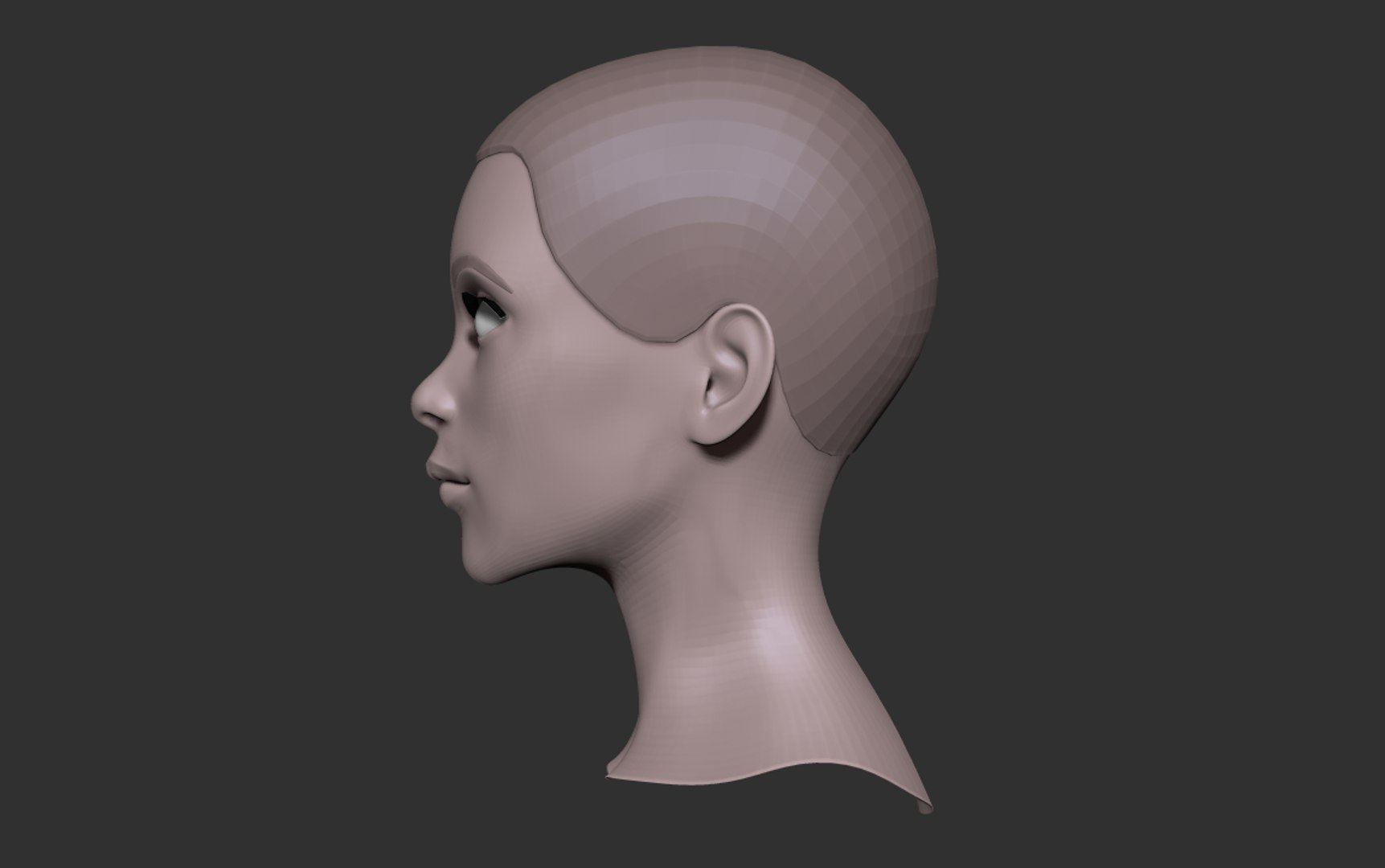 3D Stylized Female Head Nr Model - TurboSquid 1447451
