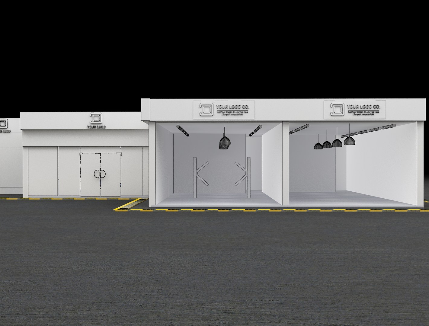 3D Car Service Entrance Logo Sign A609 - TurboSquid 1913540