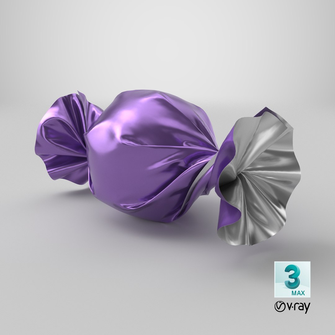 Candy Wrapper 01v PBR 3D Model - TurboSquid 2214288