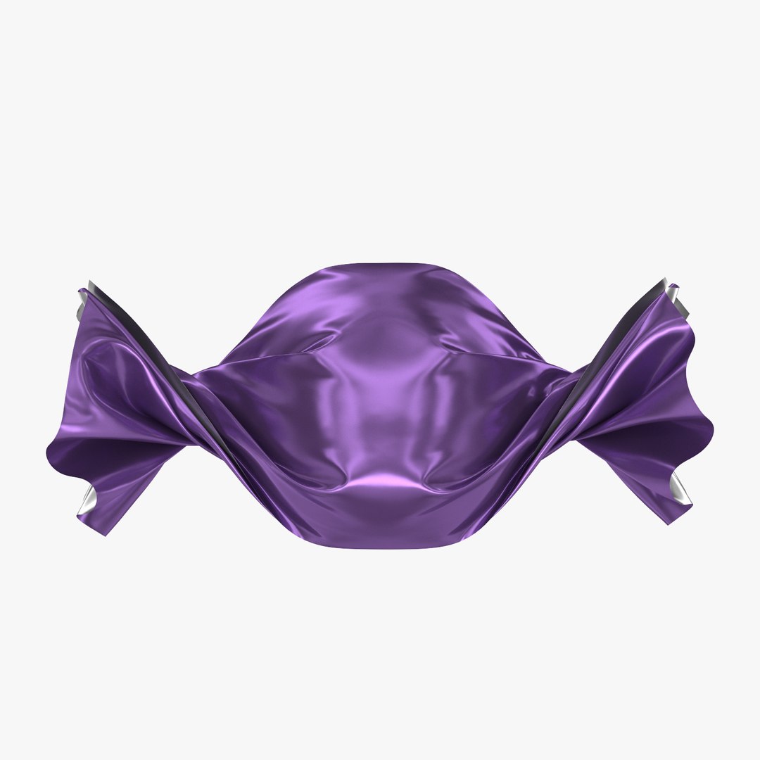 Candy Wrapper 01v PBR 3D Model - TurboSquid 2214288