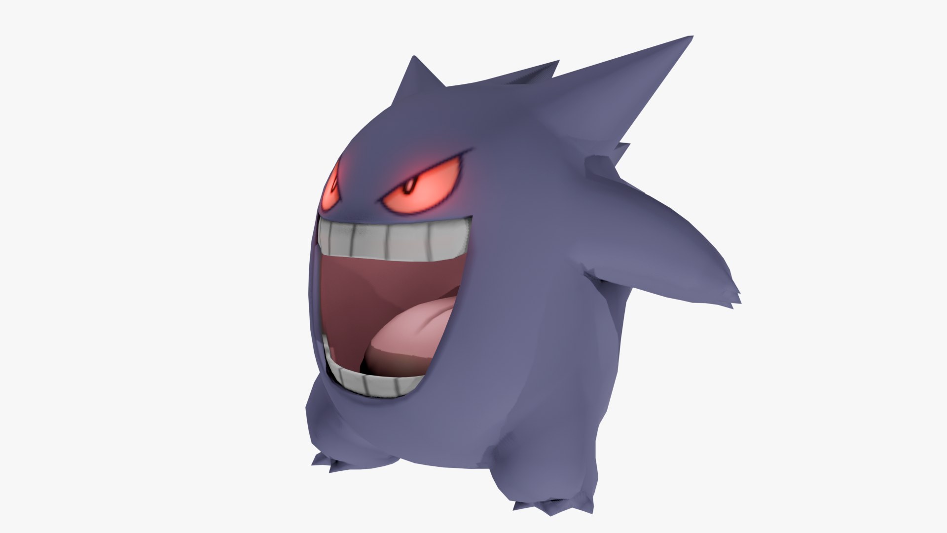3D POKEMON Gengar Animated Game Already - TurboSquid 2359648
