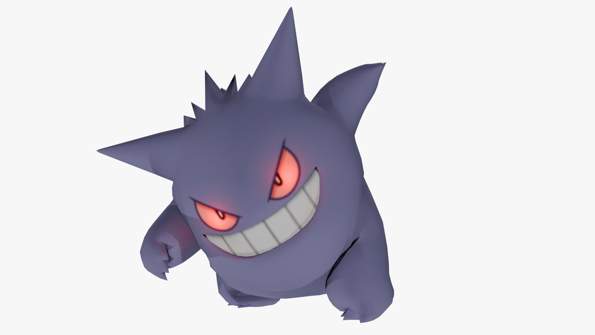 3D POKEMON Gengar Animated Game Already - TurboSquid 2359648
