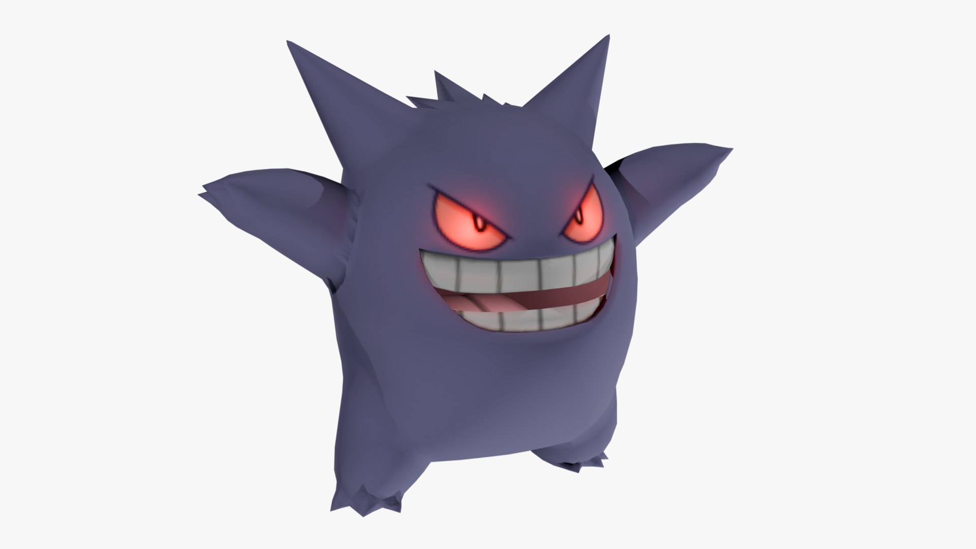 3D POKEMON Gengar Animated Game Already - TurboSquid 2359648