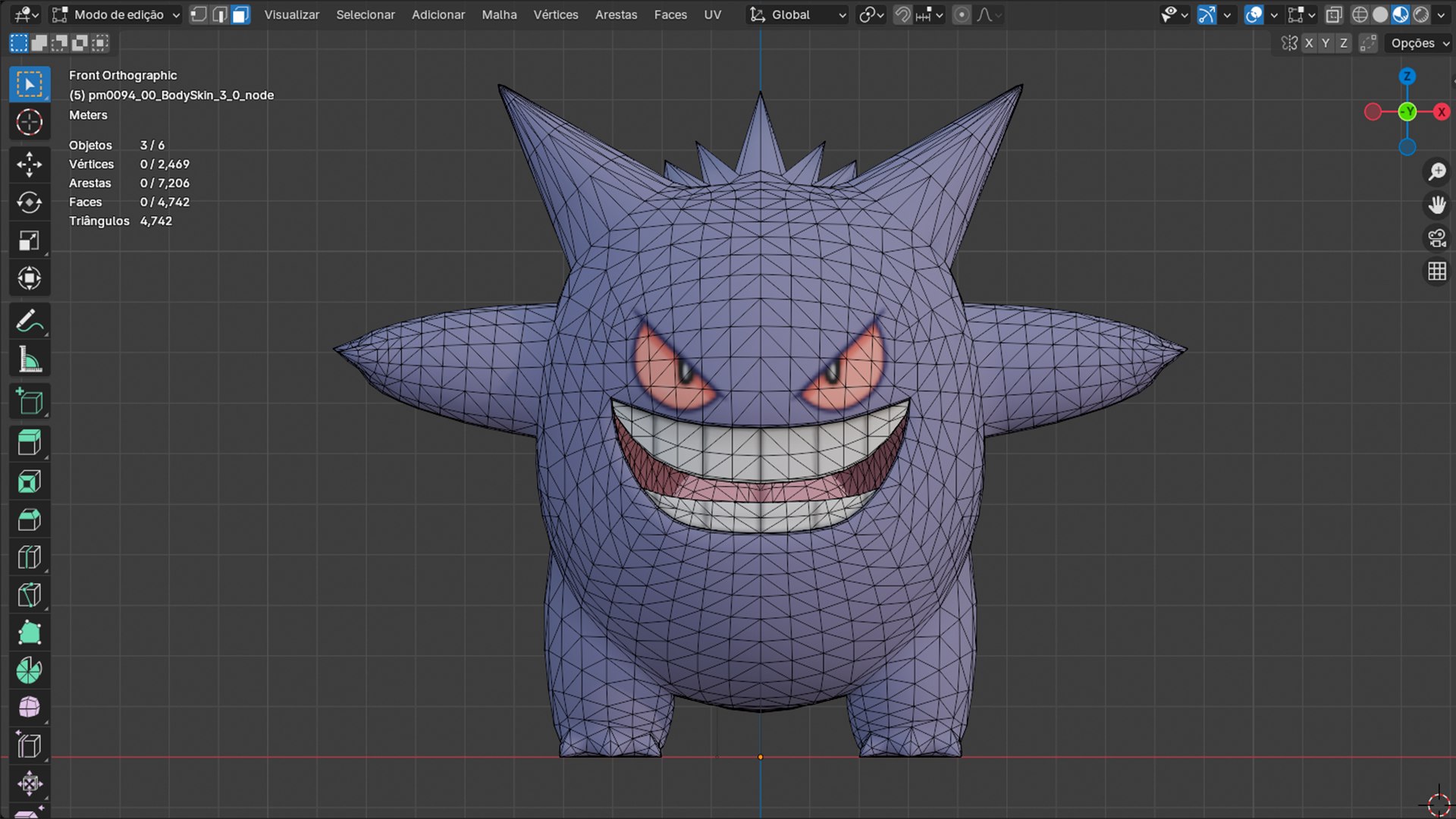 3D POKEMON Gengar Animated Game Already - TurboSquid 2359648