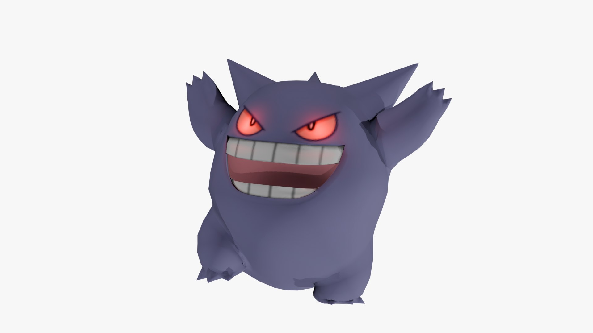 3D POKEMON Gengar Animated Game Already - TurboSquid 2359648
