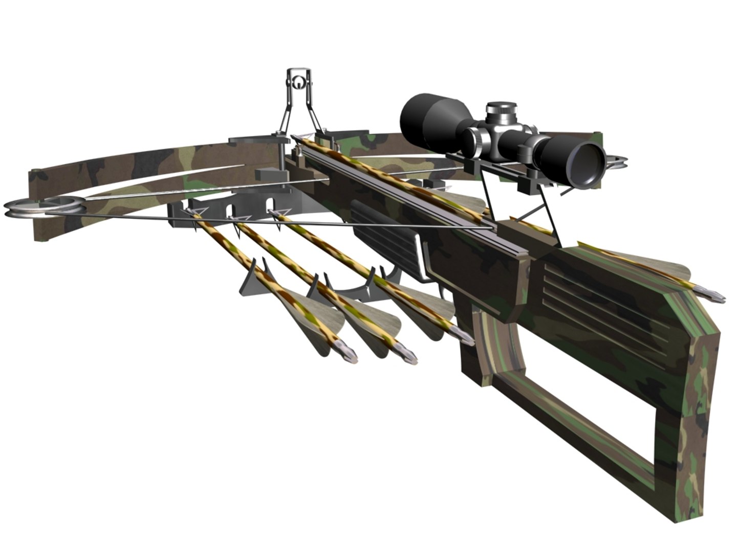 Quad Crossbow 3d Model
