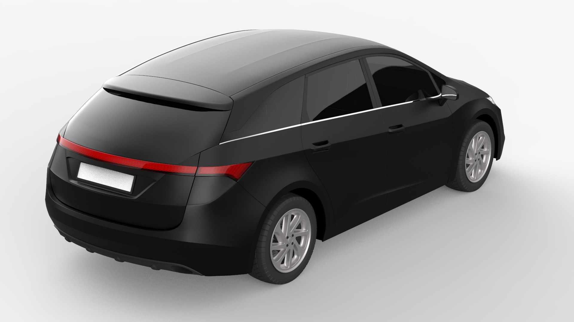 3D Generic Compact Car Concept Model - TurboSquid 1788344