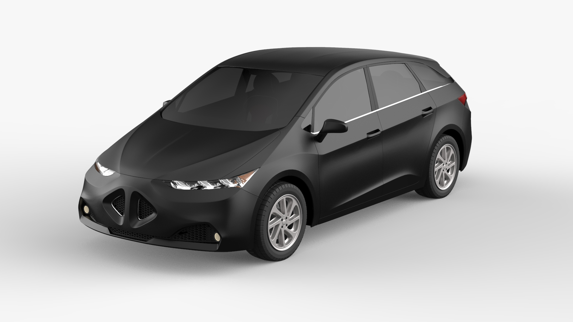 3D Generic Compact Car Concept Model - TurboSquid 1788344