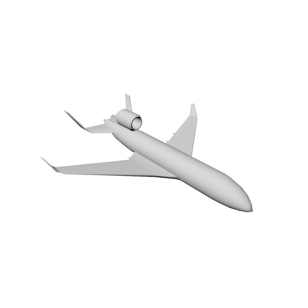 modelo 3d Avión Low Poly - TurboSquid 1195001