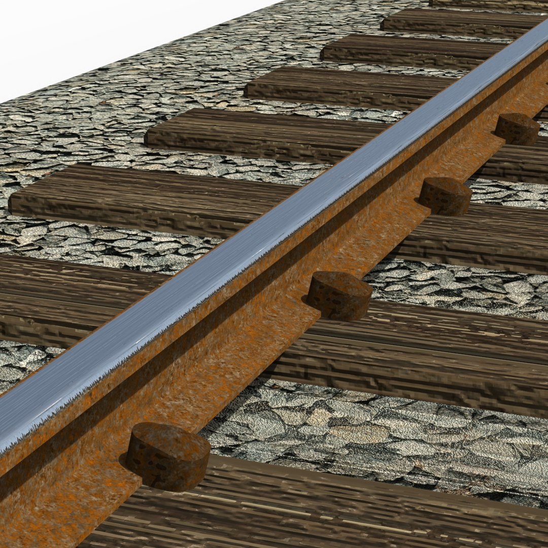 Obj Narrow Gauge Railroad Track