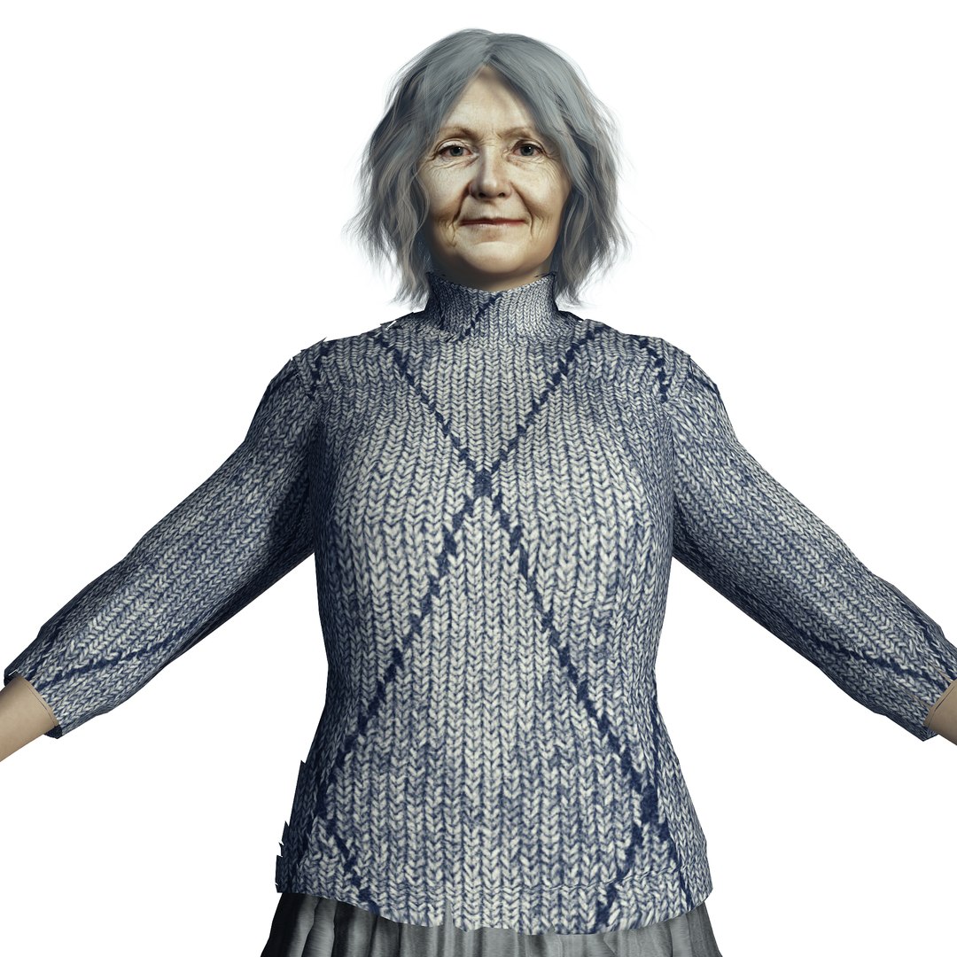 Old Women Max 2015 3D Model - TurboSquid 1937056