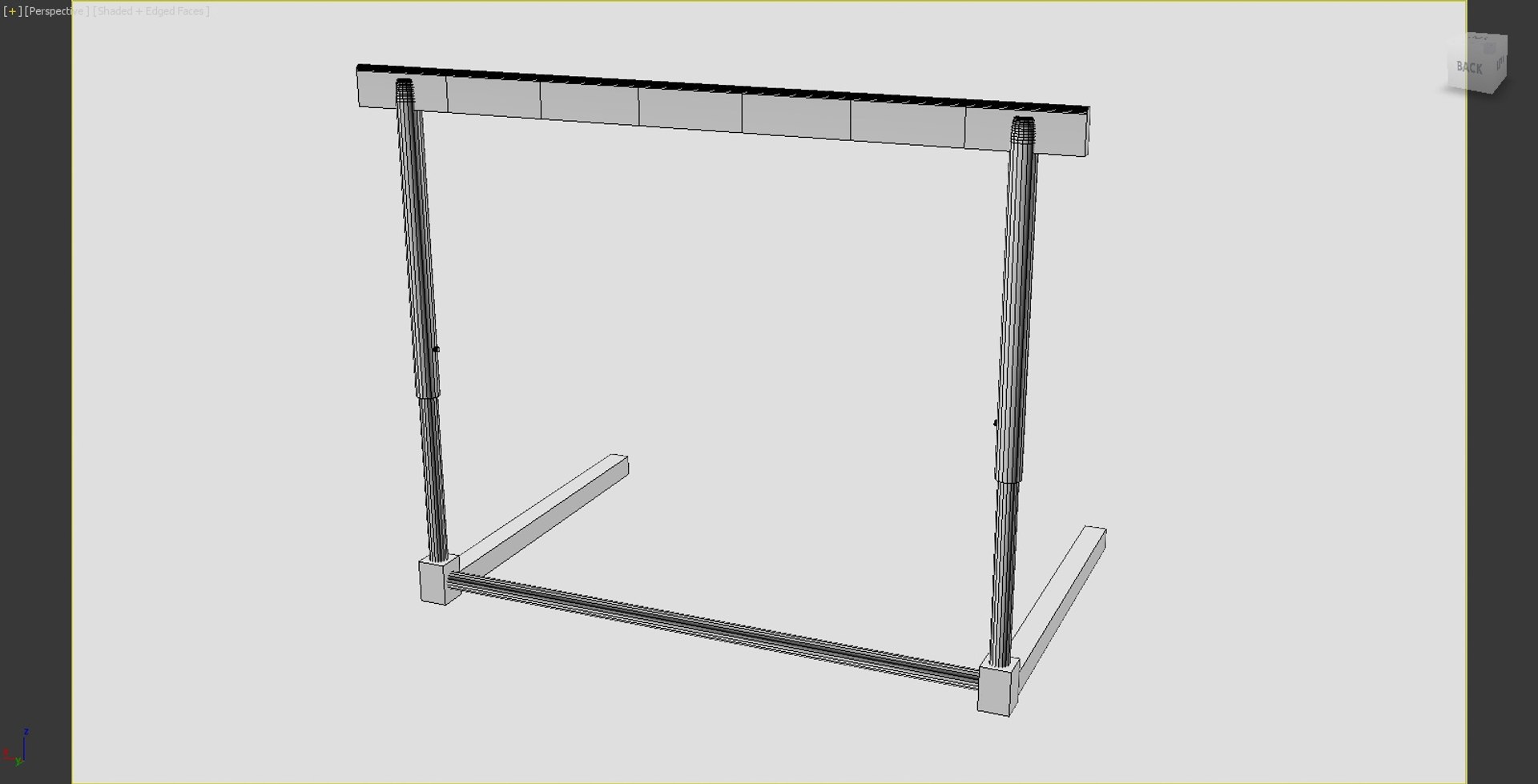 3dsmax Athletics Hurdle