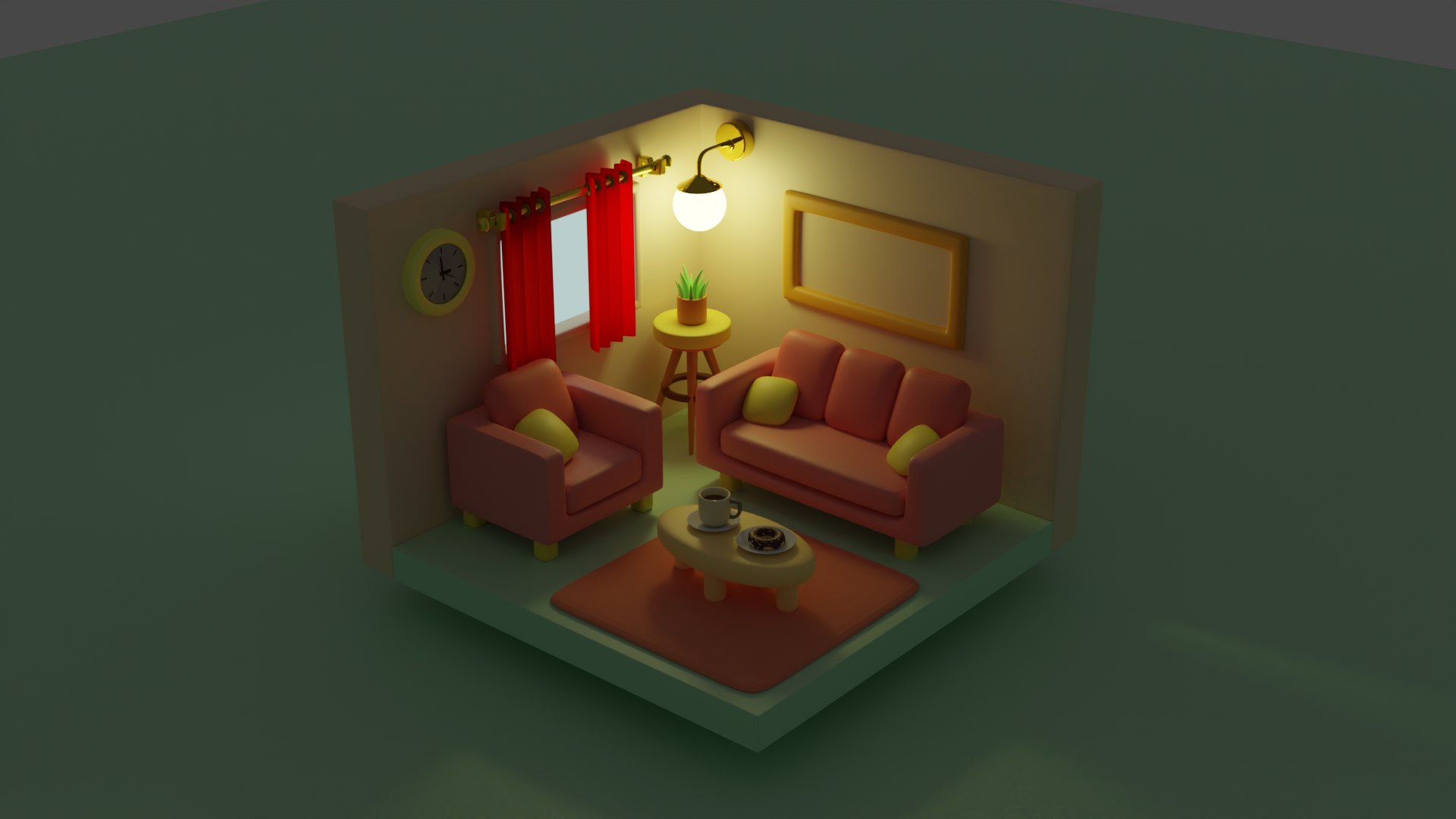 Pretty Room 3D - TurboSquid 2127226