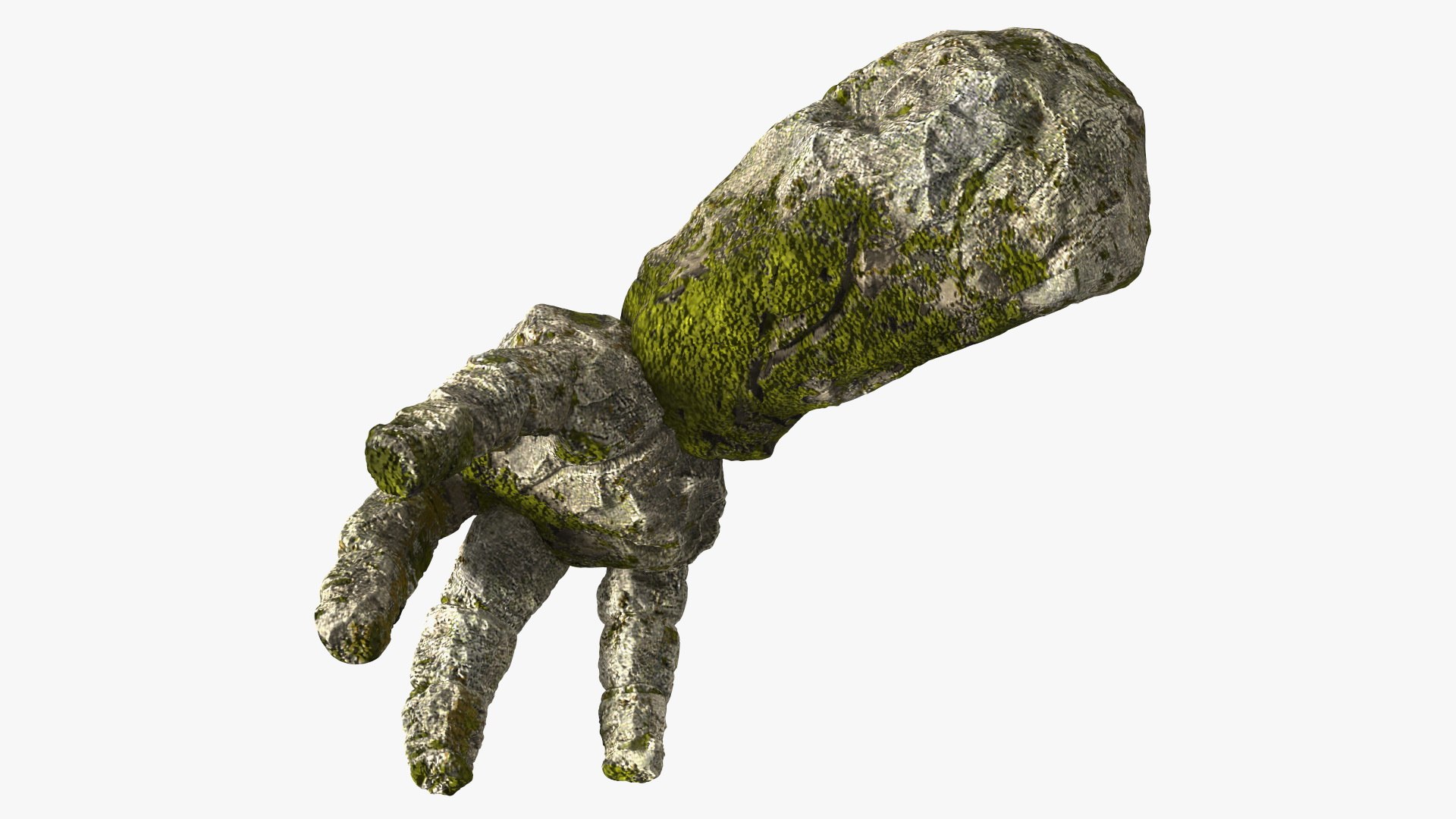 Stone Golem Hand Rigged Model - TurboSquid 2107358