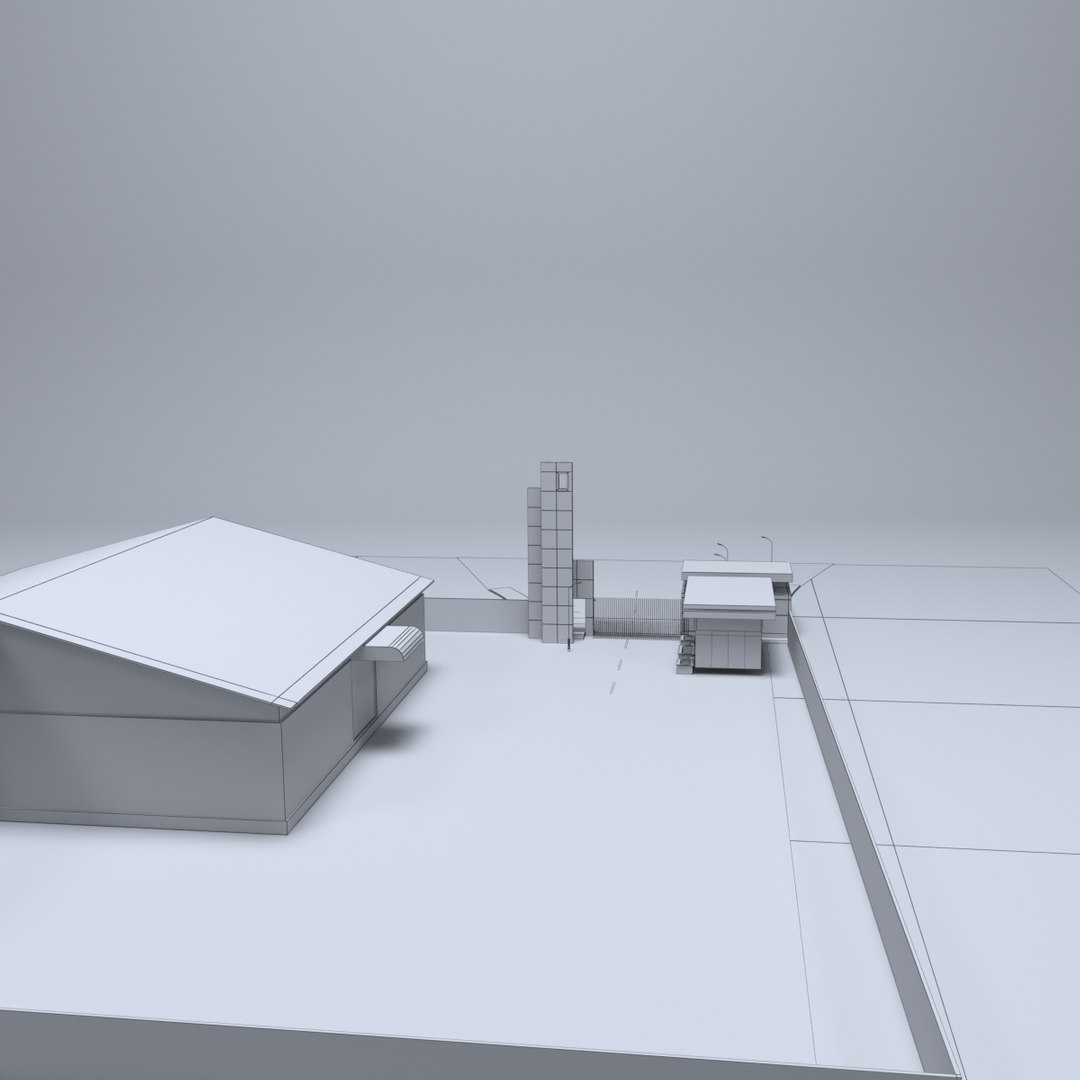 3D Gate Industrial Model - TurboSquid 1547850