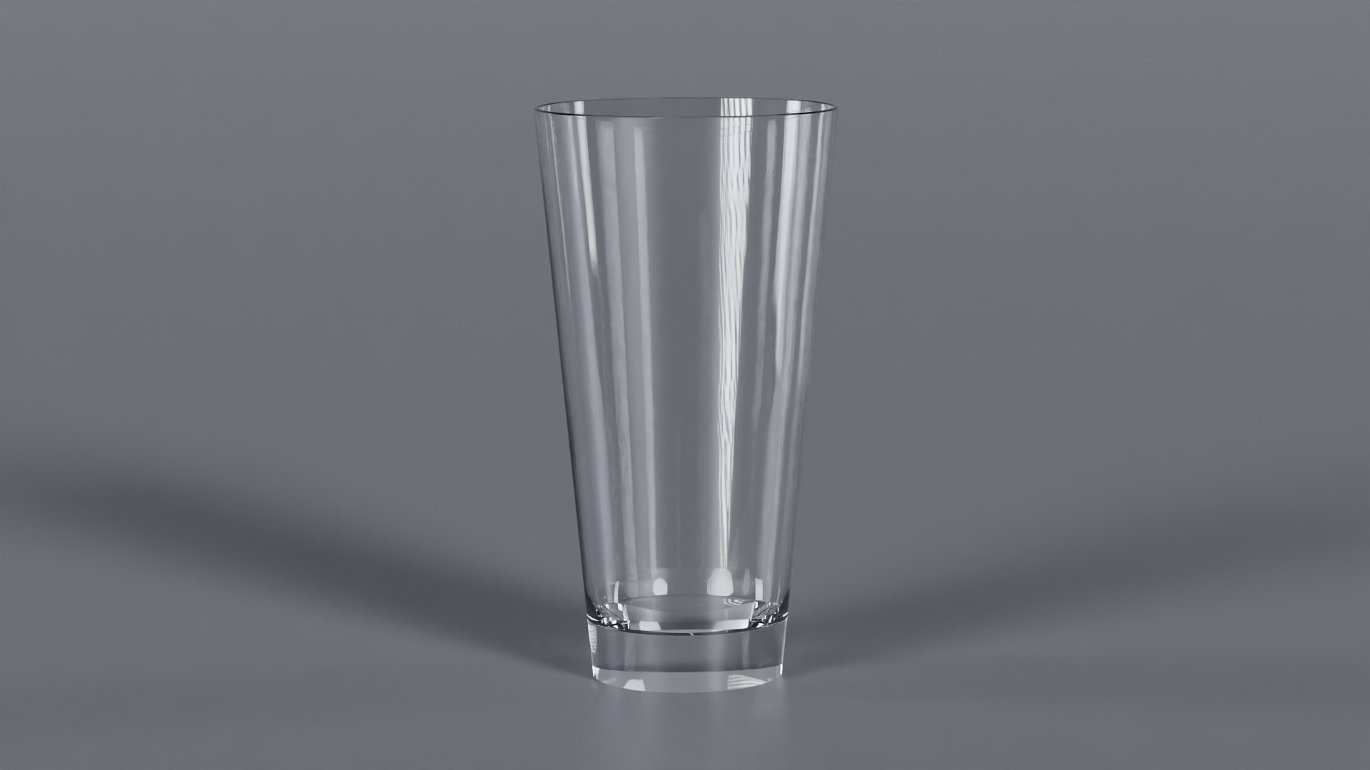 modèle 3D de Modèle 3D low poly de verre d'eau, rendus fidèles, UV ...