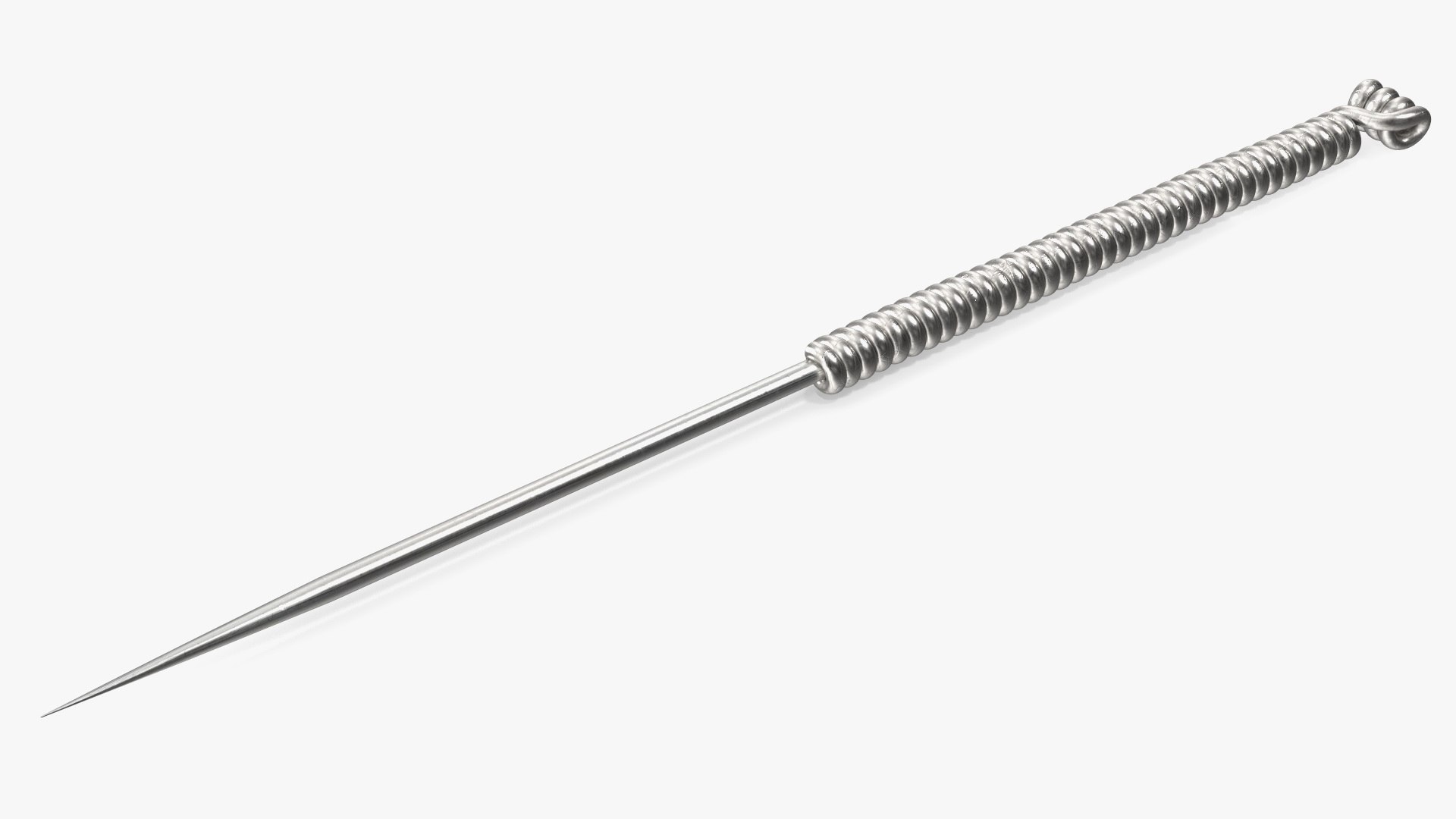 3D Model Short Acupuncture Needle Silver - TurboSquid 2219506