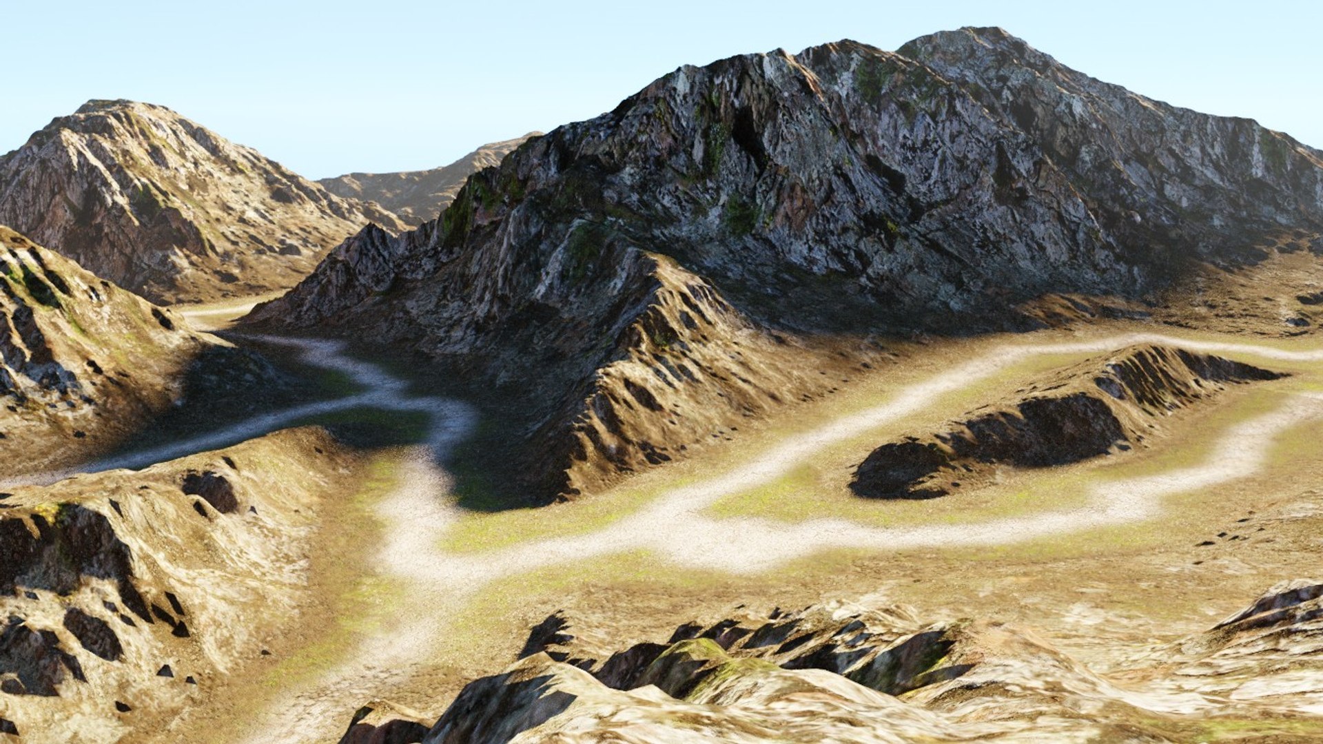 Free 3D Paths Blender - TurboSquid 1708806