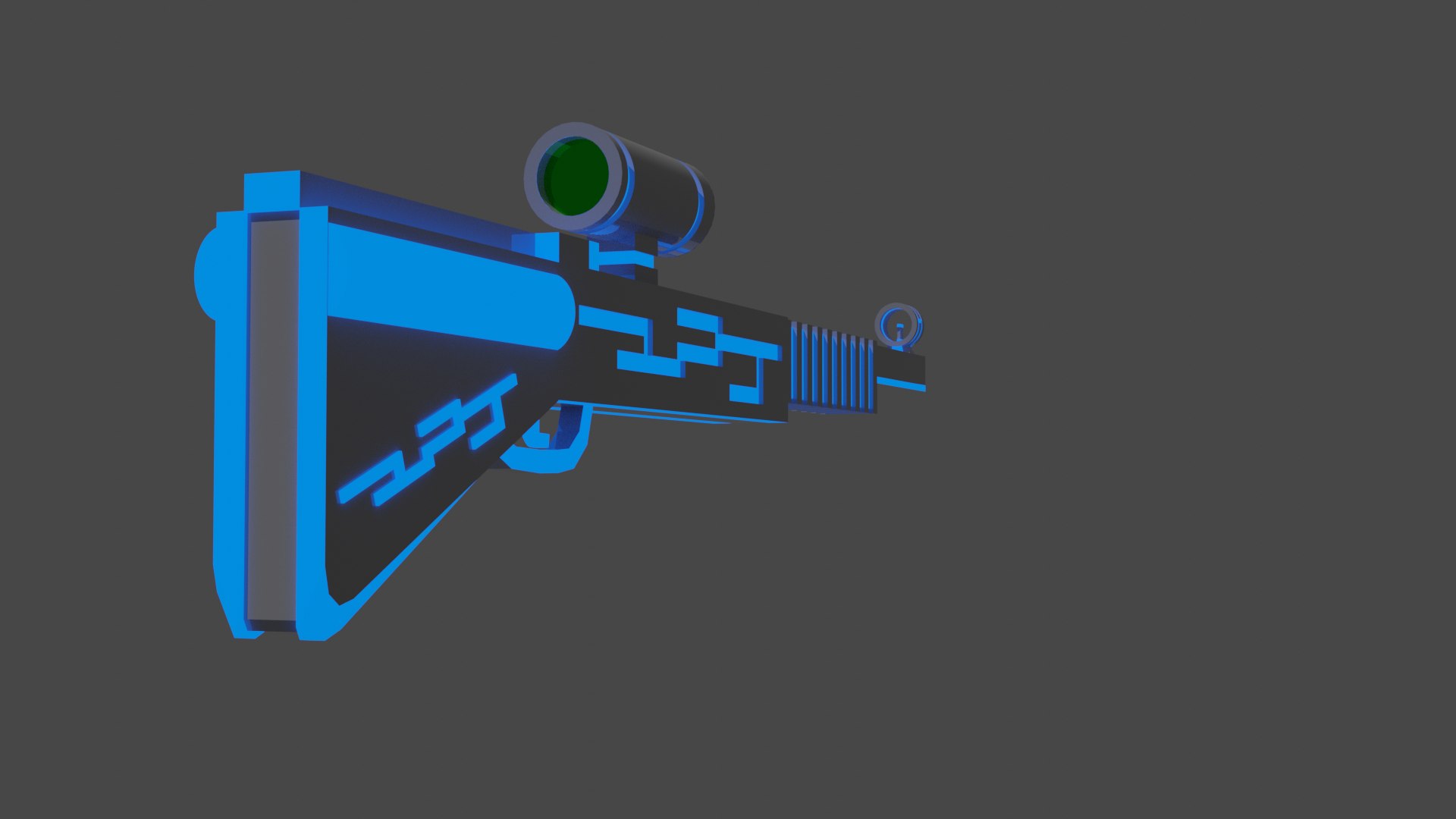 3D Space Sniper Rifle - TurboSquid 1780669