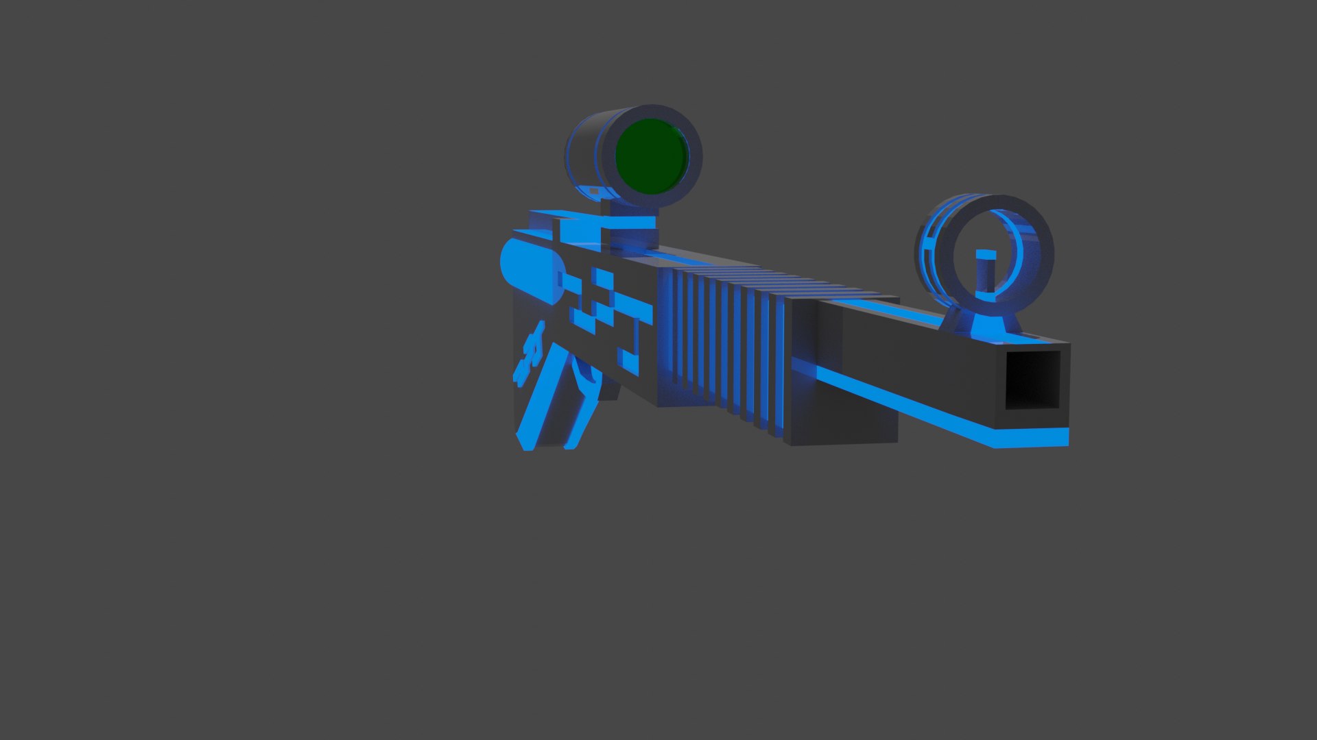 3D Space Sniper Rifle - TurboSquid 1780669