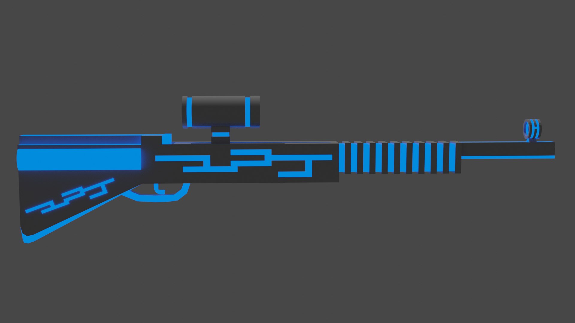 3D Space Sniper Rifle - TurboSquid 1780669