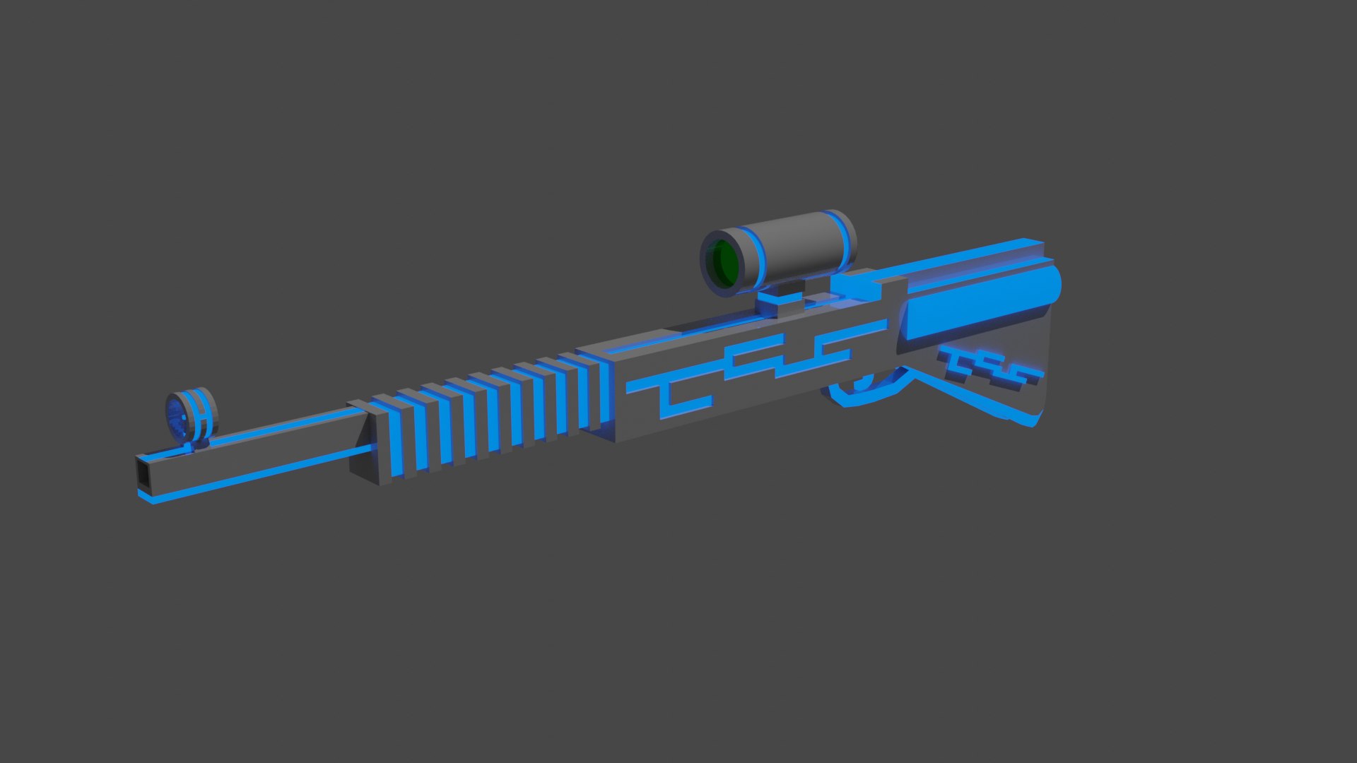 3D Space Sniper Rifle - TurboSquid 1780669