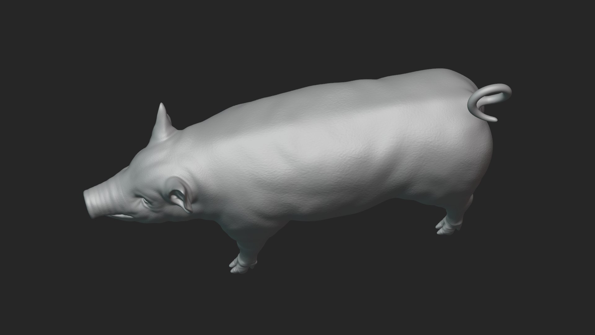 Pig model - TurboSquid 2154917