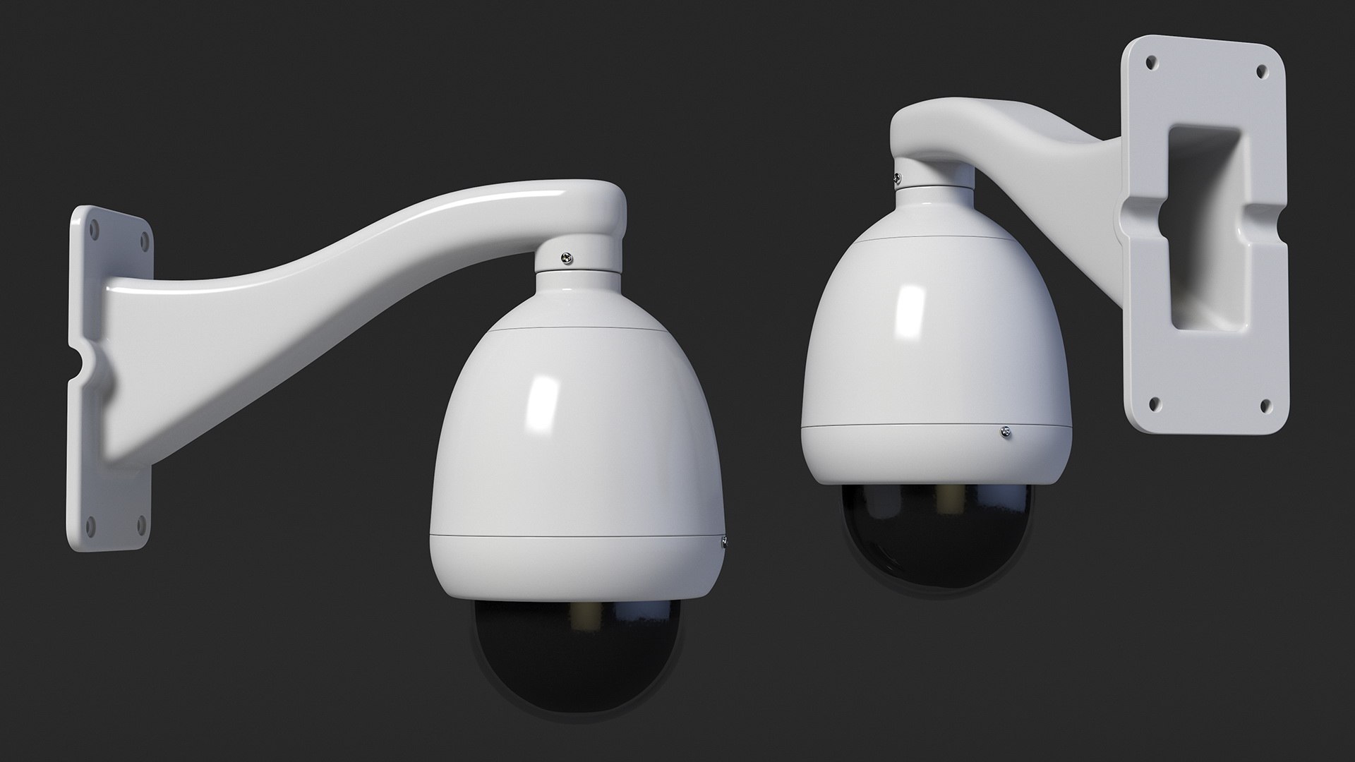 3D Model Wall Mounted Security Surveillance Camera - TurboSquid 2249601