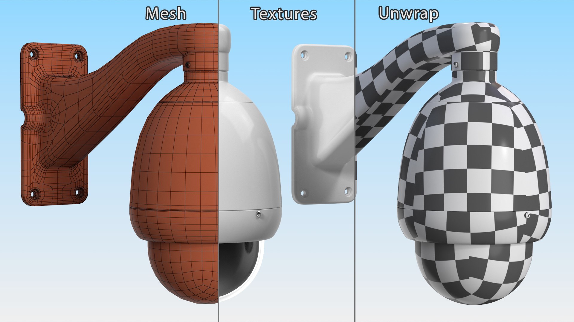 3D Model Wall Mounted Security Surveillance Camera - TurboSquid 2249601