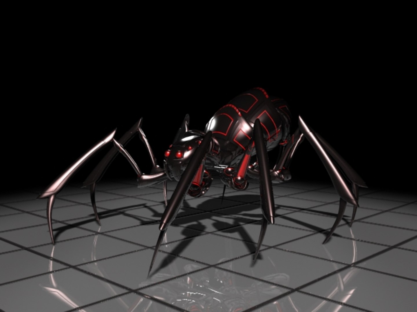 Robotic Spider 3d Model