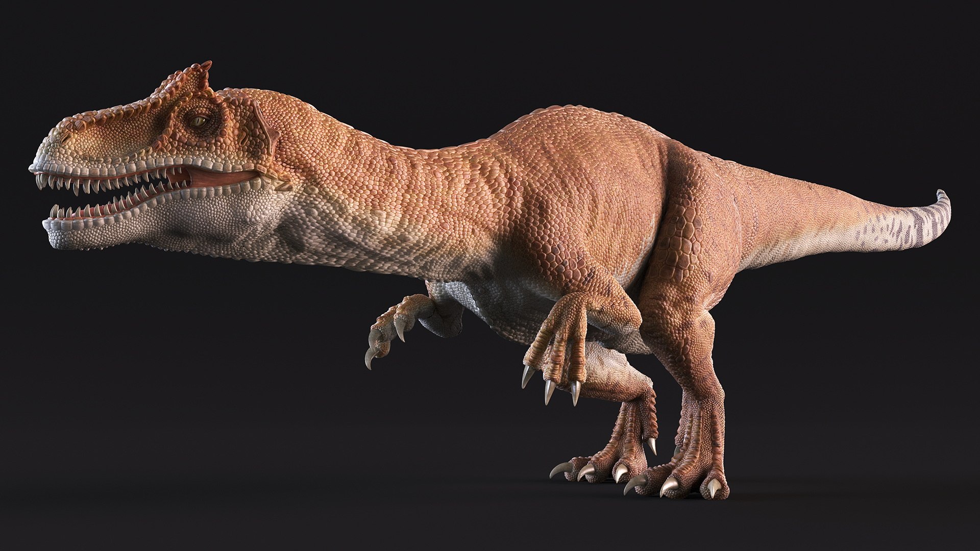 3D Allosaurus on the Hunt model - TurboSquid 2158683