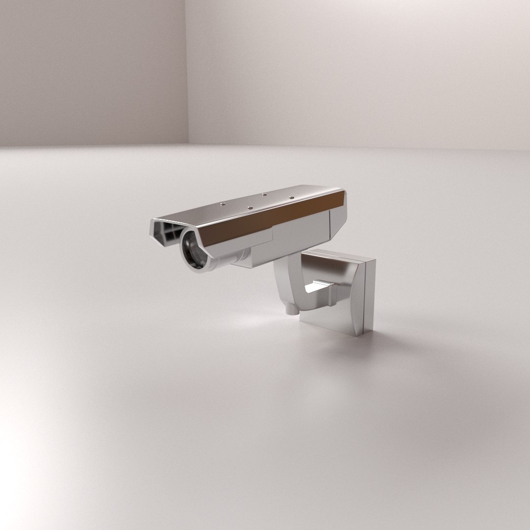 3D Cctv Camera Model - TurboSquid 1421777