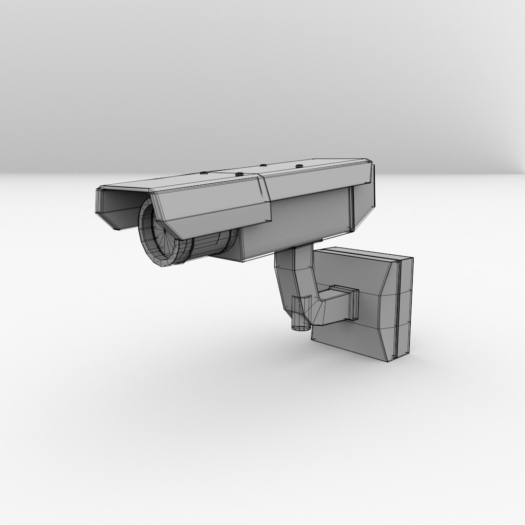 3D Cctv Camera Model - TurboSquid 1421777