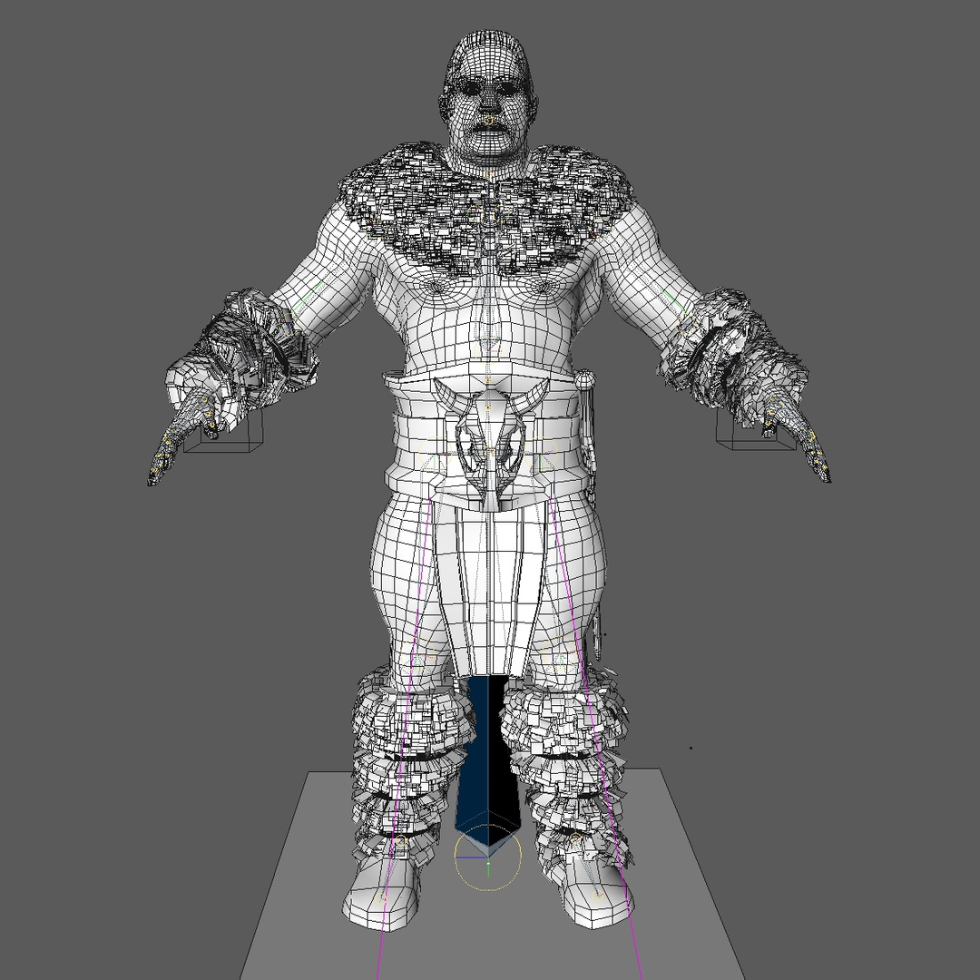 Realistically Rigged Ik Barbarian 3D Model - TurboSquid 1314375