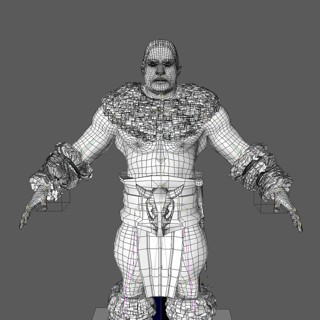 Realistically Rigged Ik Barbarian 3D Model - TurboSquid 1314375