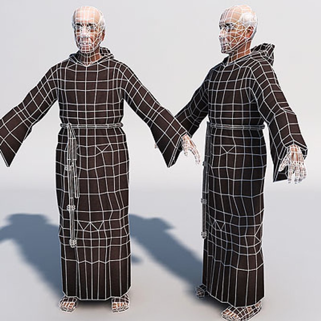 Monk Games Simulation 3d Model